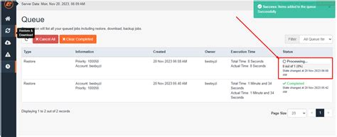 how to restore full backups in cpanel using jetbackup5 cyber