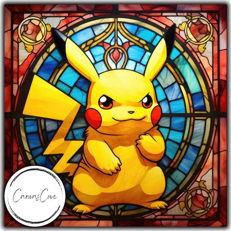 Anime Stained Glass Etsy
