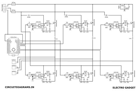 3 Phase Inverter Circuit Using Arduino