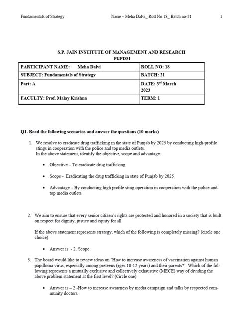 Fundamentals Of Strategy Pdf