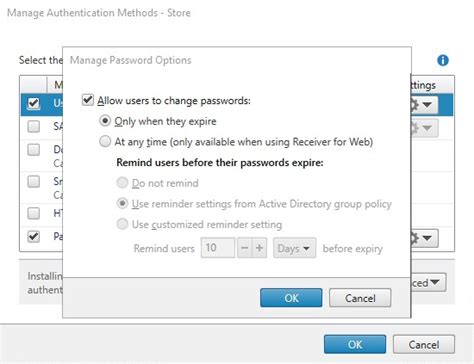 User Name And Password Authentication Storefront 2203