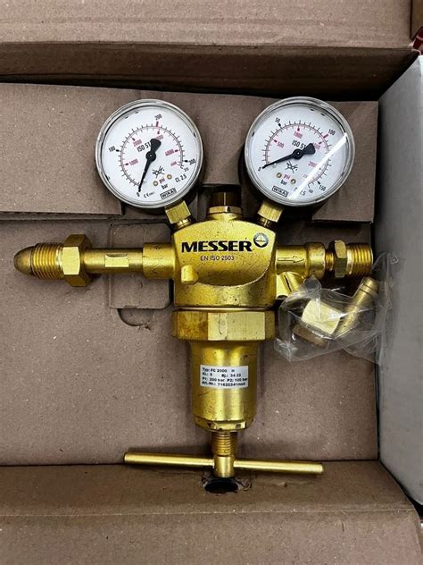 P1 2000 Bar Brass Messer Fc 2000 Industrial Gas Regulator At ₹ 24500 In New Delhi