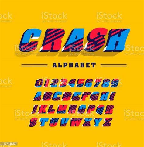 만화 슈퍼 영웅 스타일 글꼴 알파벳 문자와 숫자 영웅에 대한 스톡 벡터 아트 및 기타 이미지 영웅 컴퓨터 글자 0명