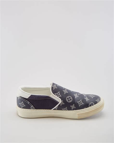 Louis Vuitton Lv Trocadero Leather Slip On Shoes Mens Uk 9 Rokit