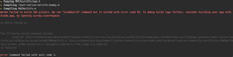 Build Failed On Ios Issue React Native Netinfo React Native Netinfo GitHub