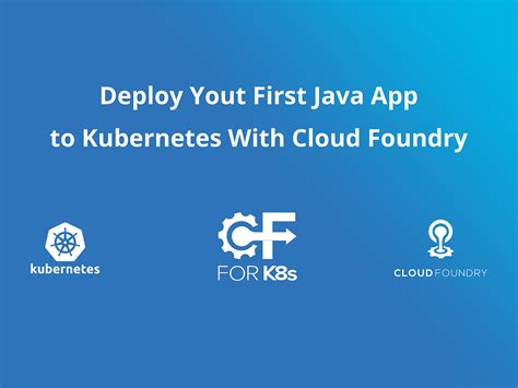 deploy a java application to kubernetes with cloud foundry cloud