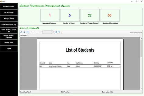 Student Performance Management System In Vbnet And Mysql Database With Full Source Code