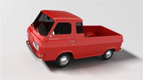 Ford Econoline Pickup 3d Model Turbosquid 2330220