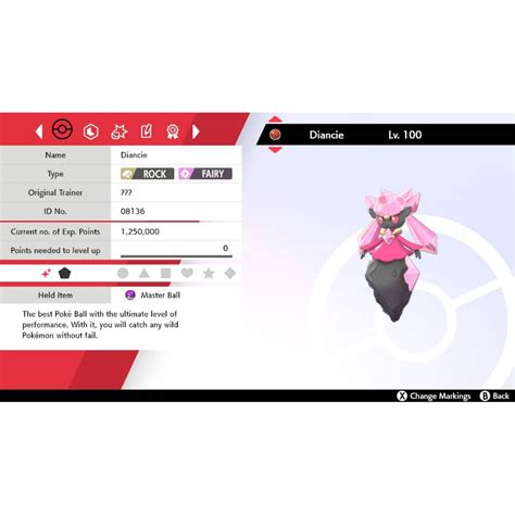 Pokemon Sword And Shield Shiny Diancie Shopee Malaysia