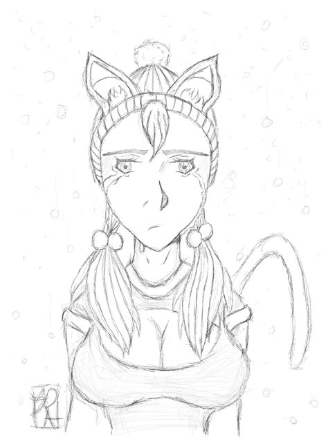 Day 39 Of Drawing Big Titty Catgirls Until I Find My Cosplay Waifu