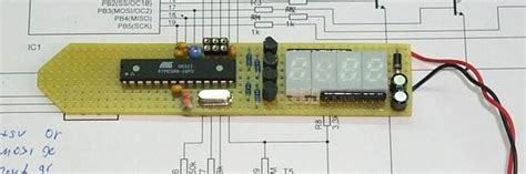 atmel atmega8 multimeter circuit led display