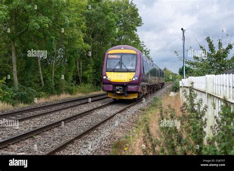East Midlands Railway Class 170 Service Passing Through Beeston