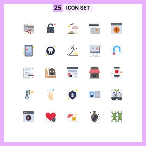 Set Of 25 Modern Ui Icons Symbols Signs For Cv Stick Palm Medical Png And Vector With