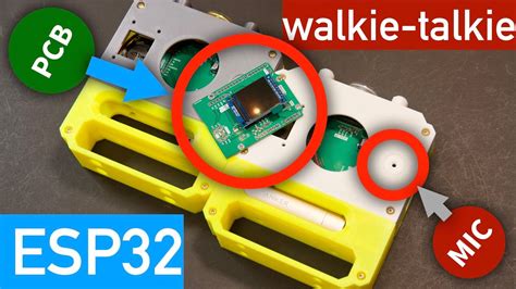 Esp32 Walkie Talkie Made With A Customized Pcb Extension Hat Youtube