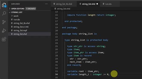 Course Protected Type String List VHDLwhiz