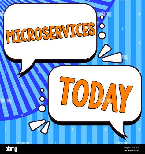 Writing Displaying Text Microservices Word Written On Software