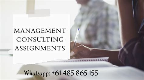Top Management Consulting Assignment Help In Australia