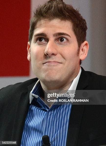 Facebook Co Founder Eduardo Saverin Reacts During A Question And