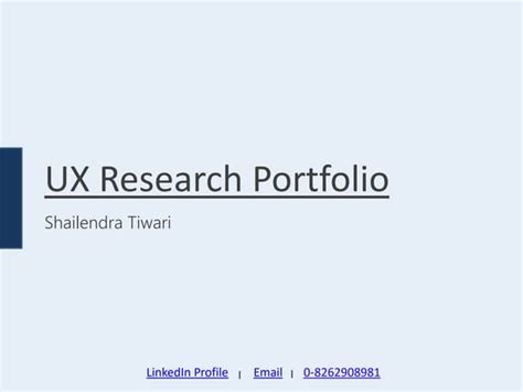 Shailendra Tiwari Portfolio Pdf Computer Software And Applications