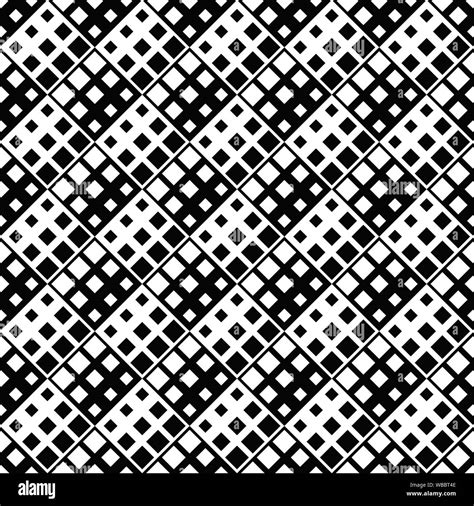 Seamless Black And White Square Pattern Background Abstract Vector