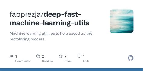 Github Fabprezjadeep Fast Machine Learning Utils Machine Learning Utilities To Help Speed Up