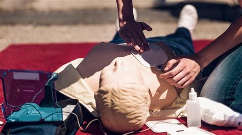 Premium Photo Defibrillator Cpr Practice