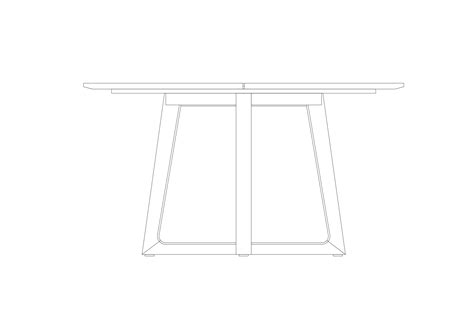 Free Table Elevation Cad Block Dwg Dxf Pdf Format Freecads