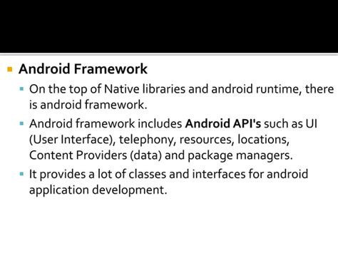 Android Terminologies Pptx Operating Systems Computer Software
