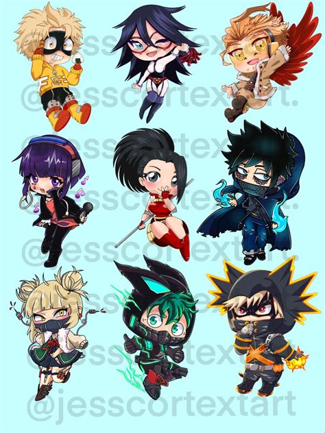 My Hero Academia Chibi Art Style From Jesscortextart On Instagram In Chibi Cute Anime