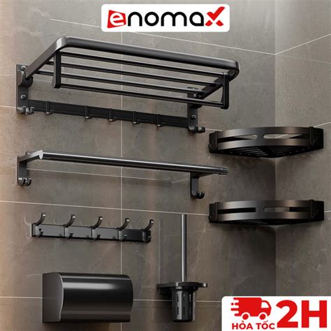 Kệ Nhà Tắm Enomax để đồ đa Năng Tiện Lợi Treo Tường đựng Mỹ Phẩm Dầu