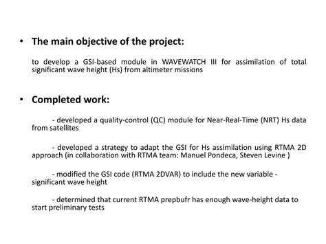 PPT Th JCSDA Workshop Ocean Data Assimilation PowerPoint Presentation ID