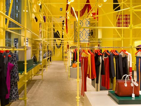 Raf Simons And Sterling Ruby Adds Yellow Scaffolding To Calvin Klein Store