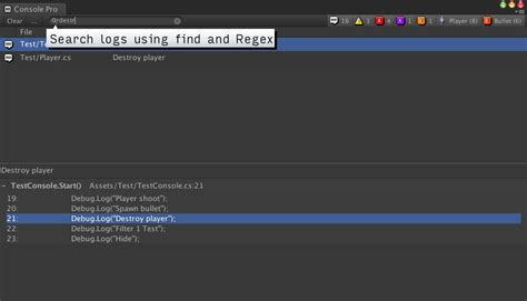 Editor Console Pro برای یونیتی دانلود ابزار ویرایشگر نرم افزار Unity