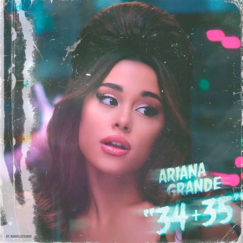 Ariana Grande 34 35 Cover Single On Behance