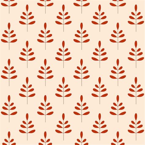 Red Leaf Pattern