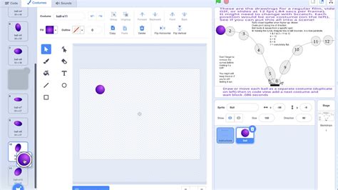 How To Do Create The Classic Cartoon Bouncing Ball In Scratch Youtube