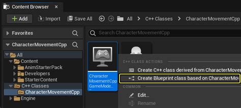 Setting Up Character Movement Unreal Engine 54 Documentation Epic Developer Community