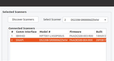 Scanner Sdk For Linux Test Utilities Zebra Technologies