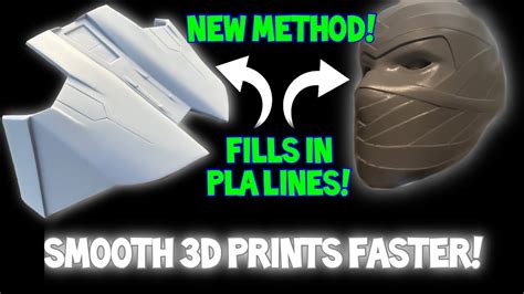 Finish Your D Prints Faster Remove Pla Lines Smooth D Prints With This Method YouTube