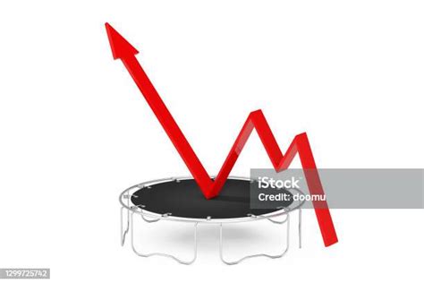 성공 개념 비즈니스 성장 빨간 화살표 트램 폴린에 점프와 부스트를 얻을 3d 렌더링 개념에 대한 스톡 사진 및 기타 이미지 개념 개발 개선 Istock