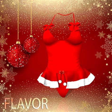 Second Life Marketplace Larax Red Christmas Outfit
