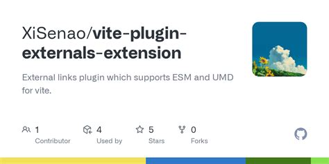 github xisenao vite plugin externals extension external links plugin