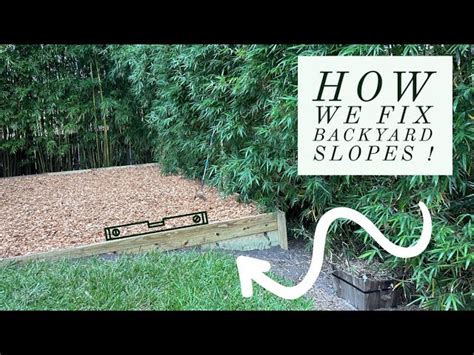 Upward Leveling Sloped Backyard