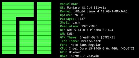 Un sencillo programa para el terminal con el conocer información básica sobre nuestro sistema