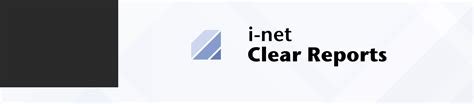 I Net Clear Reports Reporting