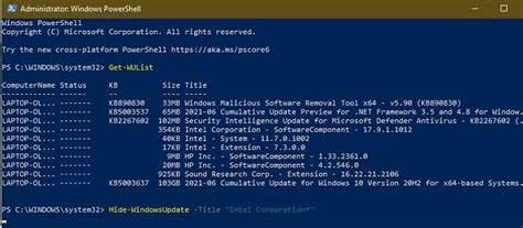 How To Hide Updates Using PowerShell In Windows Make Tech Easier