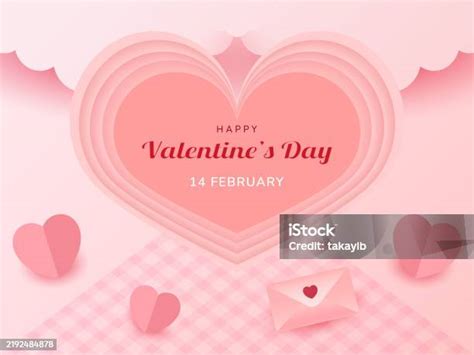 3d 장면 디자인 발렌타인 데이와 어머니의 날에 적합합니다 해피 발렌타인 데이 포스터 또는 바우처 14에 대한 스톡 벡터 아트 및 기타 이미지 Istock