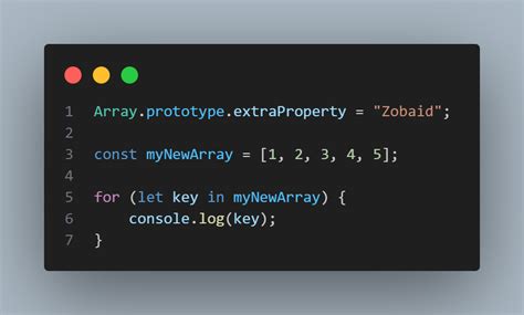 How To Display Only The Original Properties Of An Array In Javascript
