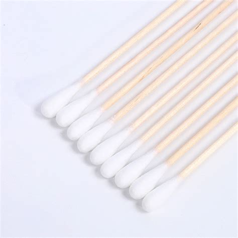 Medical 6 Inch Wooden Stick Cotton Tipped Applicator 200 Count