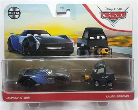 Disney Cars Jackson Storm Y Laura Spinwell Envío Gratis